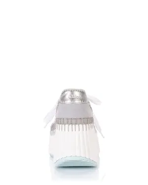 Chloé Nama Leather Platform Sneakers