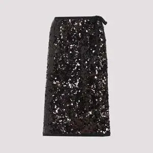 Prada Polyamide Midi Skirt - Multicolor