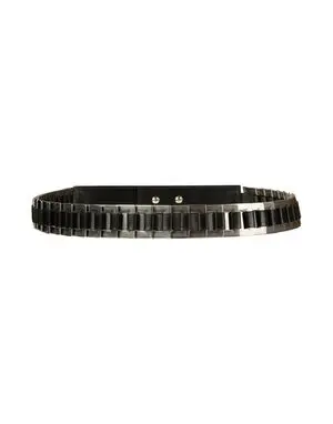 Alberta Ferretti Belt Size Leather, Metal