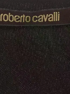 Roberto Cavalli V-neck Midi Dress