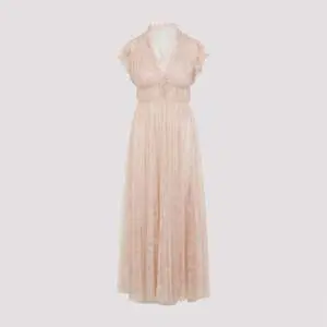 Alberta Ferretti Lace Long Dress