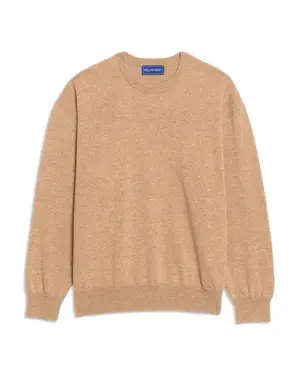 Zadig&Voltaire Overfavo Cashmere Oversized Crewneck Sweater - Camel