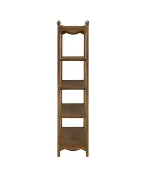 MODWAY Darcy 4-tier Open Bookcase - Walnut