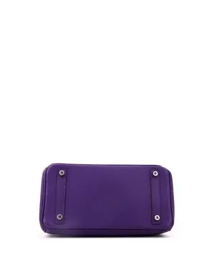 Hermès Birkin 25 Handbag Purple Togo With Palladium Hardware
