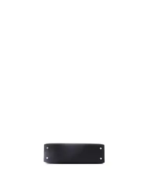 Hermès Kelly 20 Handbag Black Epsom With Palladium Hardware
