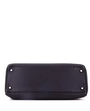 Hermès Kelly 35 Handbag Black Togo With Palladium Hardware