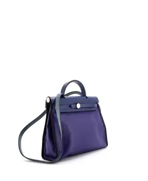 Hermès 31 Herbag Zip Berline Vache Canvas And Leather
