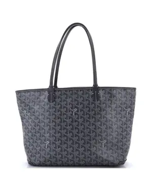 Goyard Pm Artois Tote Coated Canvas Gray