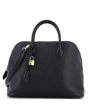 Hermès 30 Bolide 1923 Bag Novillo - Blue