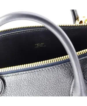 Hermès 30 Bolide 1923 Bag Novillo - Blue