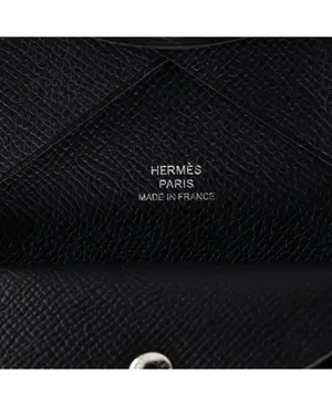 Hermès Calvi Duo Card Holder Epsom