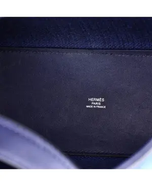 Hermès 27 Cabas H En Biais Tote Canvas With Leather