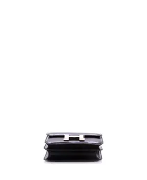 Hermès 18 Constance Nm Bag Tadelakt - Black
