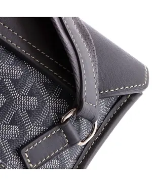 Goyard Coursier Messenger Bag Coated Canvas And Leather