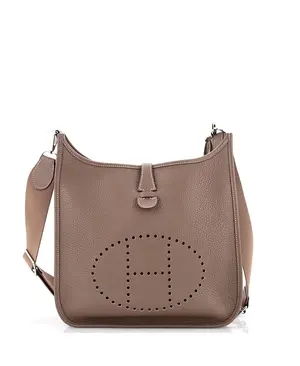 Hermès Pm Evelyne Bag Gen Iii Clemence - Gray