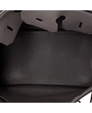 Hermès Birkin 35 Handbag Grey Togo With Gold Hardware