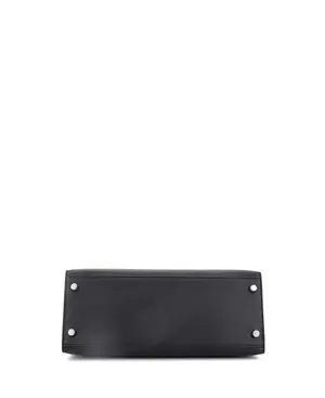 Hermès Kelly 28 Handbag Black Epsom With Palladium Hardware