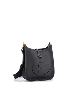 Hermès Tpm Evelyne Bag Gen Iii Clemence - Black