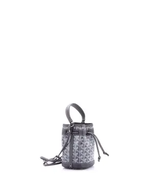 Goyard Petit Flot Bucket Bag Coated Canvas