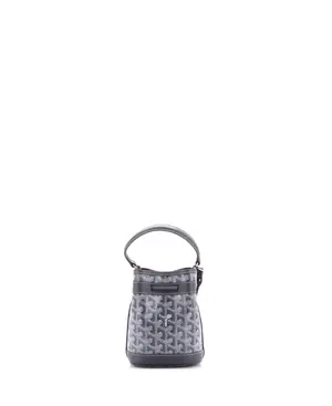 Goyard Petit Flot Bucket Bag Coated Canvas