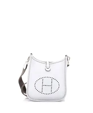 Hermès Tpm Evelyne Bag Gen Iii Clemence - Blue