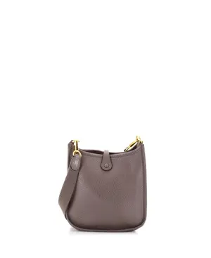 Hermès Tpm Evelyne Bag Gen Iii Clemence - Gray