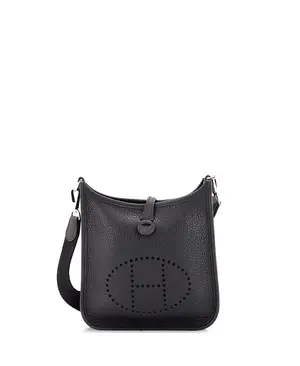 Hermès Tpm Evelyne Bag Gen Iii Clemence - Black