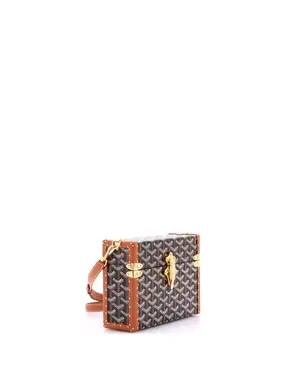 Goyard Pm Cassette Trunk Shoulder Bag Coated Canvas