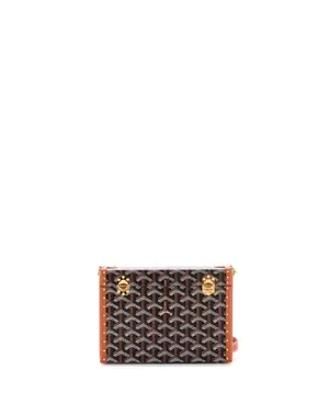 Goyard Pm Cassette Trunk Shoulder Bag Coated Canvas
