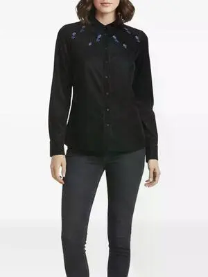 Maje Embroidered Western Shirt