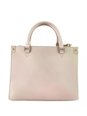 LOUIS VUITTON Lock & Go Handbag Leather Tote Bag - Neutrals