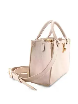 LOUIS VUITTON Lock & Go Handbag Leather Tote Bag - Neutrals