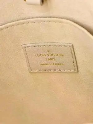 LOUIS VUITTON Lock & Go Handbag Leather Tote Bag - Neutrals