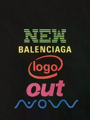 Balenciaga 2017 Printed Cotton T-shirt