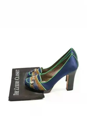 Etro Zip-embellished Block-heel Pumps