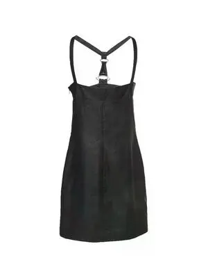 Versace Linen Canvas Sleeveless Mini Dress