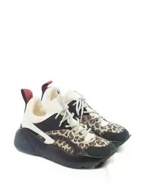 Stella McCartney Eclypse Leopard-print Sneakers - Neutrals