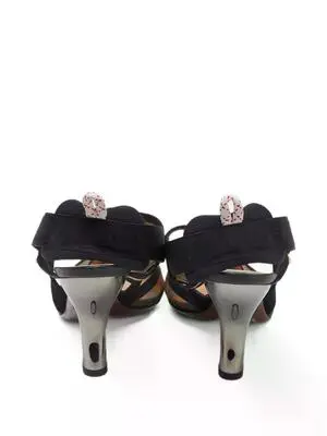 Fendi Colibri Pointed-toe Slingback Pumps