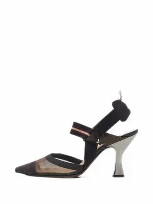 Fendi Colibri Pointed-toe Slingback Pumps