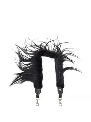 FERRAGAMO Goat Fur Shoulder Strap
