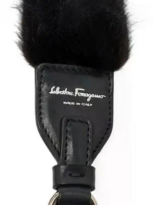 FERRAGAMO Goat Fur Shoulder Strap