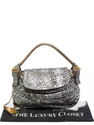Dolce & Gabbana Medium Cracked Leather Tote Bag