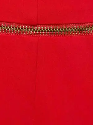 AREA Zipper-trim Leggings - Red