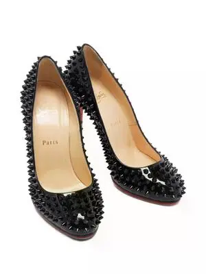 CHRISTIAN LOUBOUTIN Spiked Patent-finish Pumps