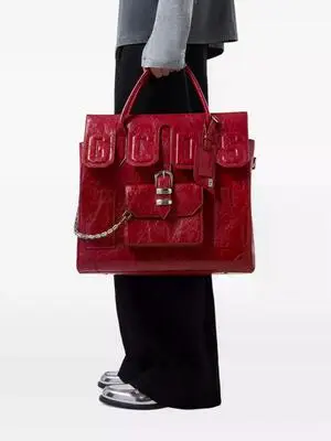 Gcds Big Bag Crocodile-effect Tote Bag