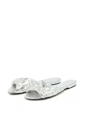 Bottega Veneta Blink Intrecciato Slide Sandals