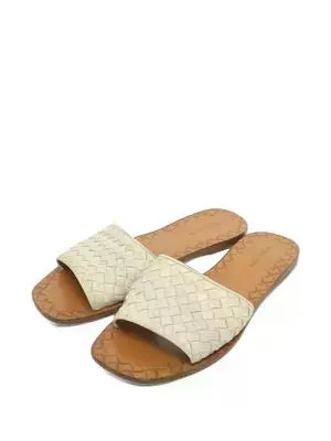 Bottega Veneta Ravello Intrecciato Slide Sandals