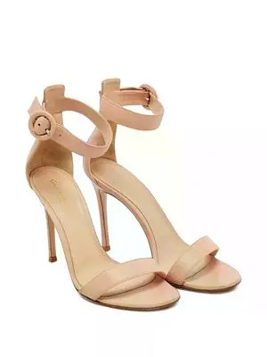 GIANVITO ROSSI Portofino Leather Ankle-strap Sandals