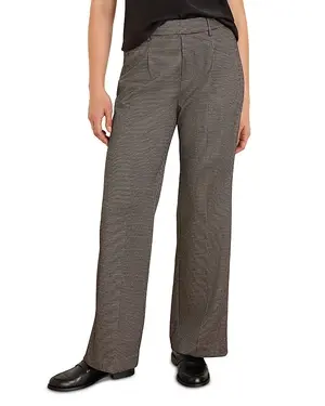 NIC+ZOE Tremont Wide Leg Tweed Trousers - Black Multi