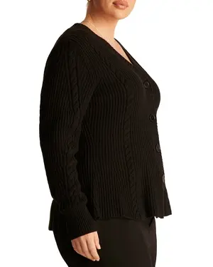 ESTELLE Callie Rib Knit Cardigan